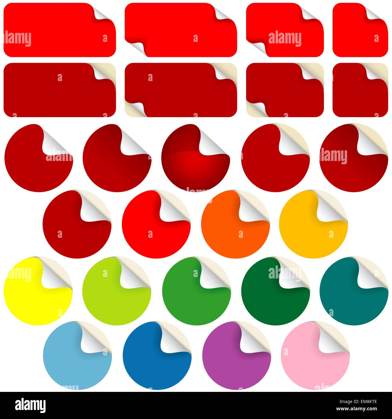 Stickers label hi-res stock photography and images - Alamy