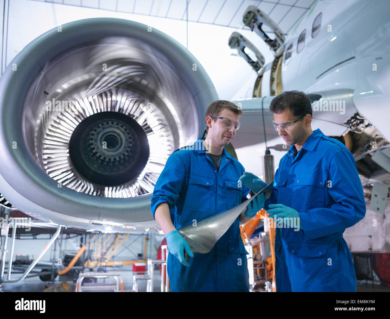Blue turbine engine hi-res stock photography and images - Alamy