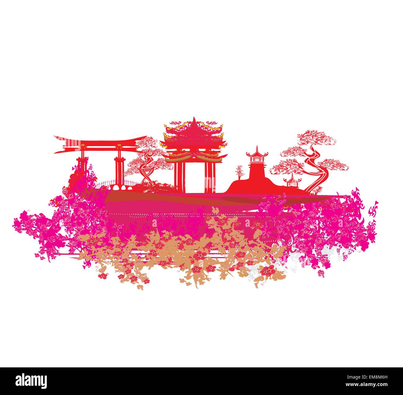 Decorative asian art Cut Out Stock Images & Pictures - Alamy
