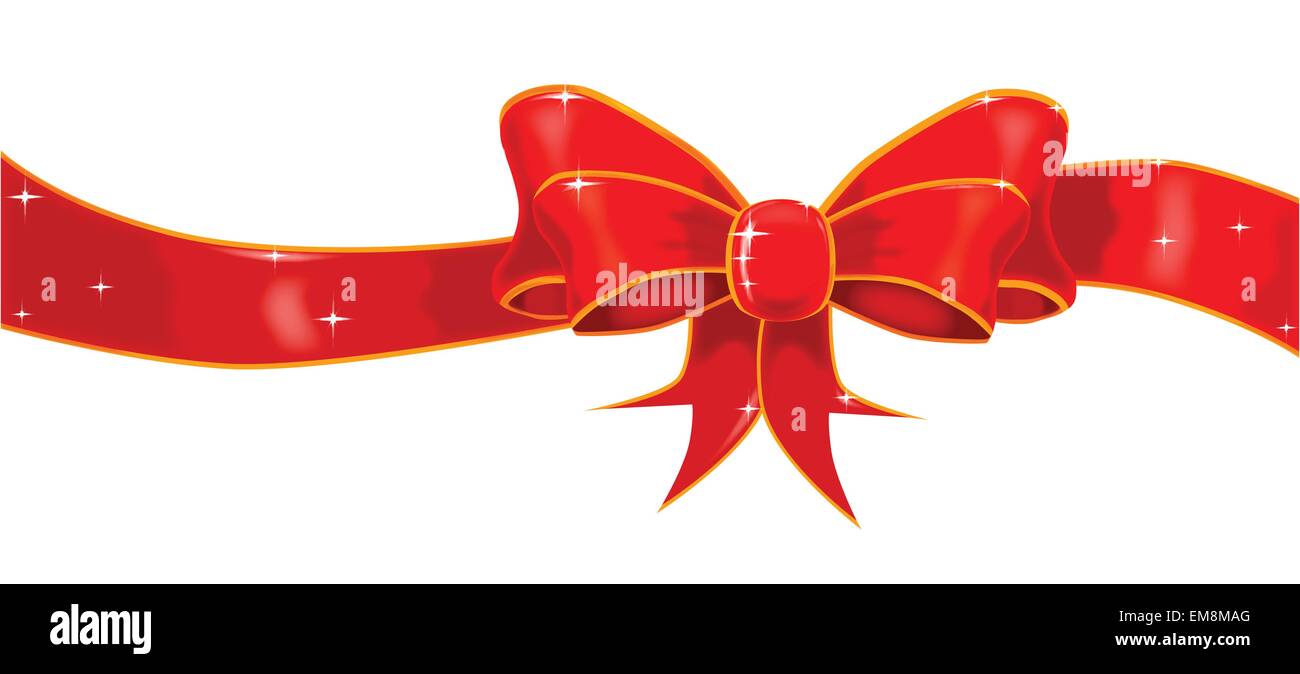 Ribbon and Bow Stock Vector Image & Art - Alamy