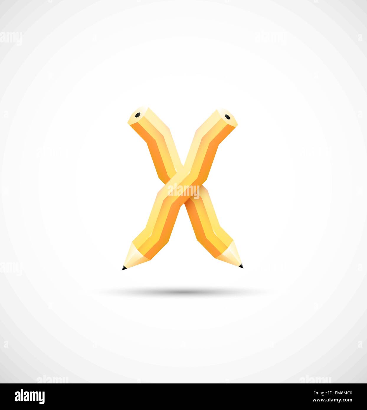 Crossed letter hi-res stock photography and images - Alamy