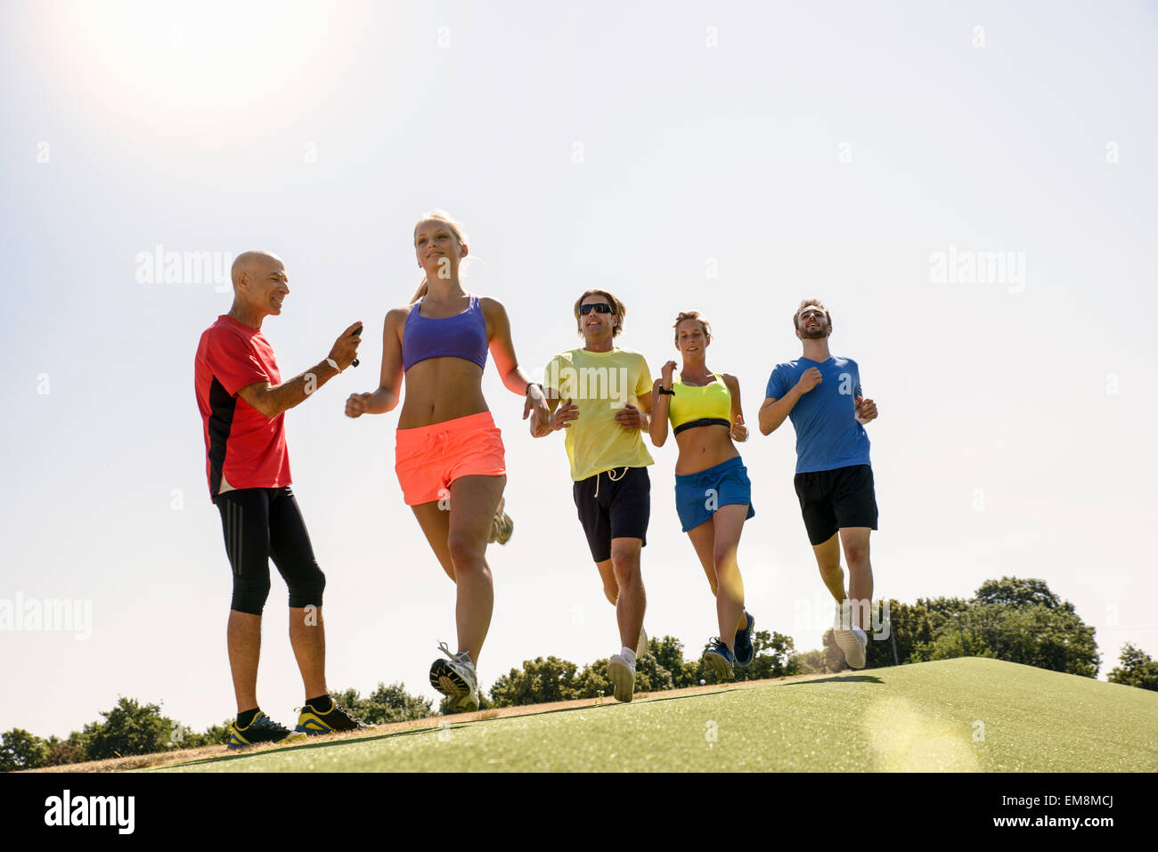 Being timed hi-res stock photography and images - Alamy