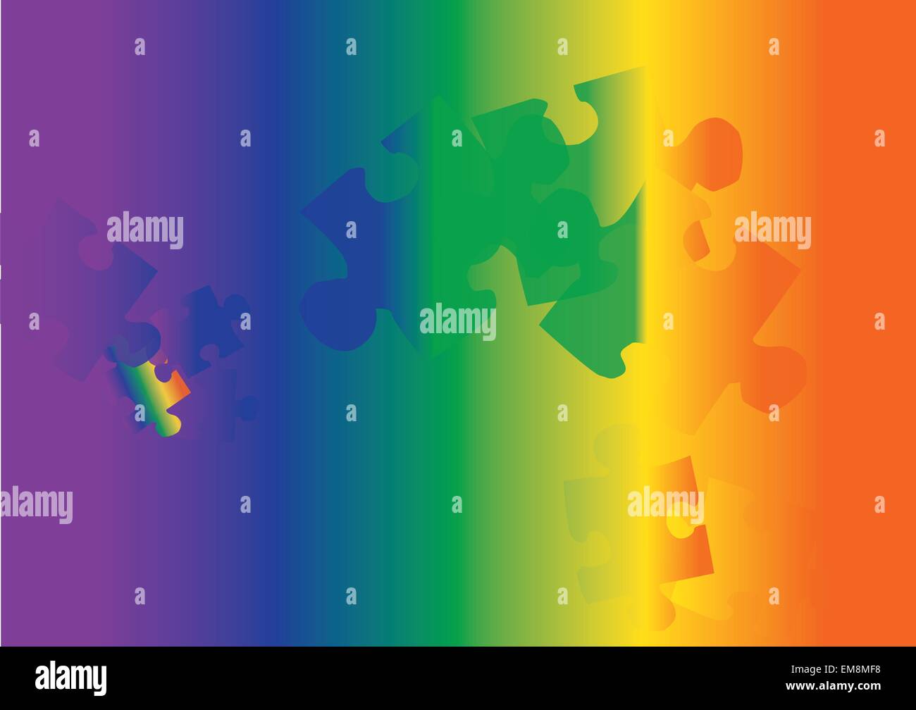 Puzzles Stock Vector Images - Alamy