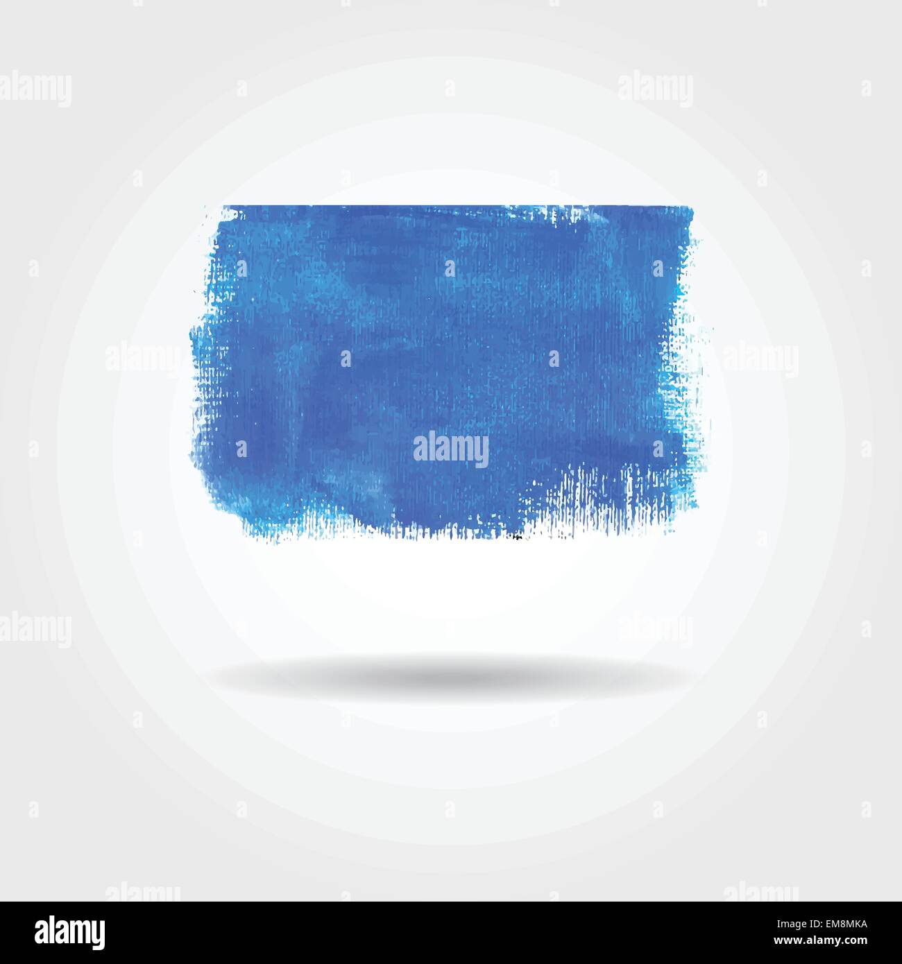 Watercolor vector banner with place for your text. Cold blue colors ...