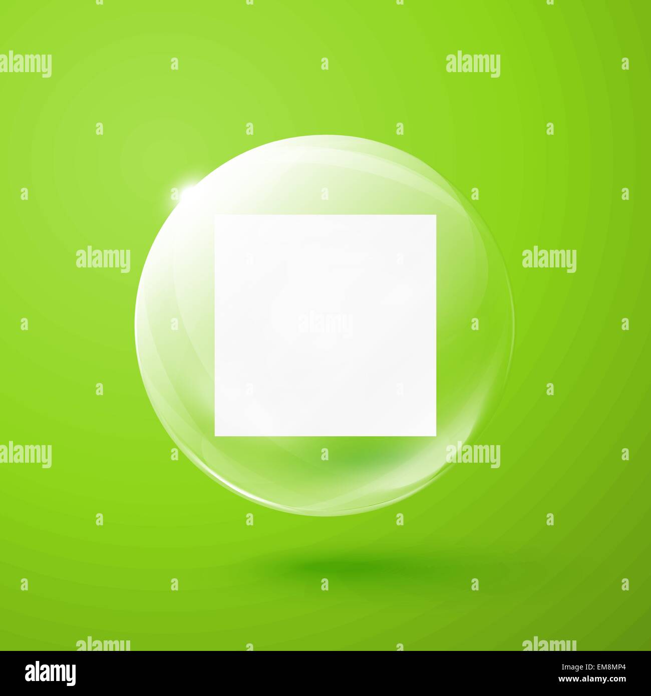 Transparent sphere with paper inside Stock Vector Image & Art - Alamy
