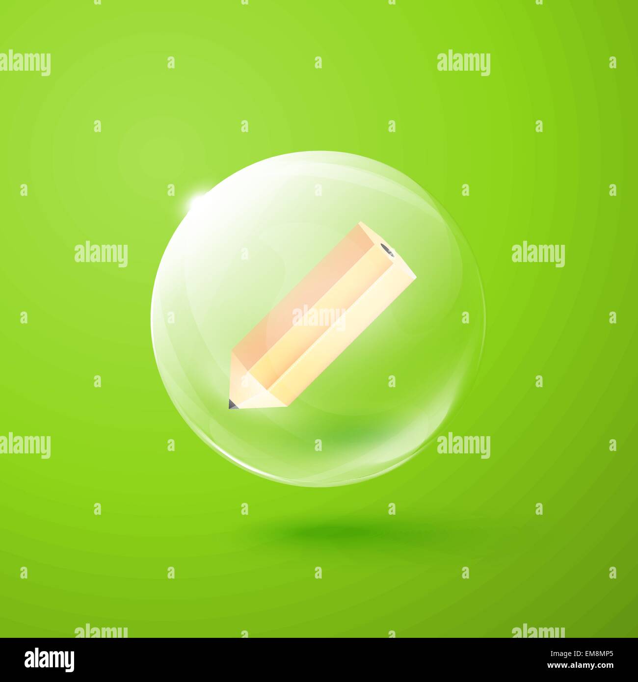 Transparent crystal ball Stock Vector Images - Alamy