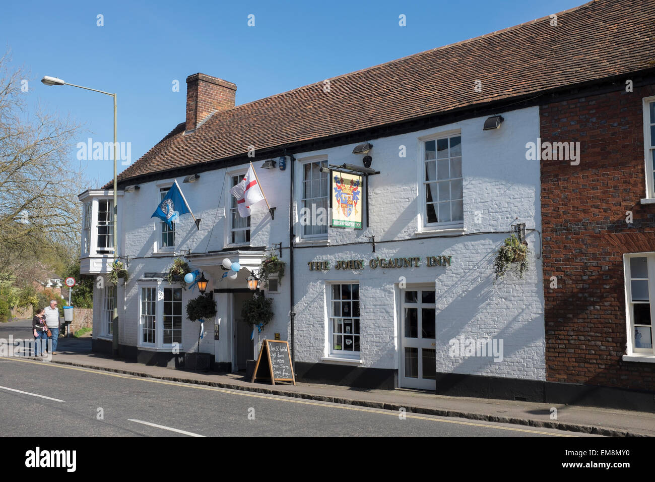 The John OGaunt Inn Hungerford Stock Photo - Alamy