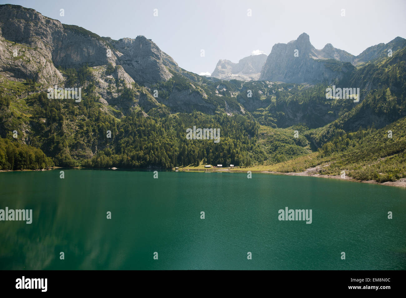 Hinterer gosausee mit dachsteingletscher hi-res stock photography and ...