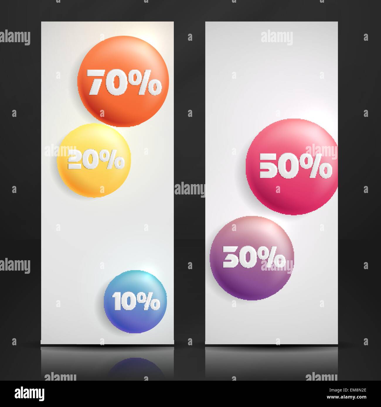 Sale banner icons hi-res stock photography and images - Alamy
