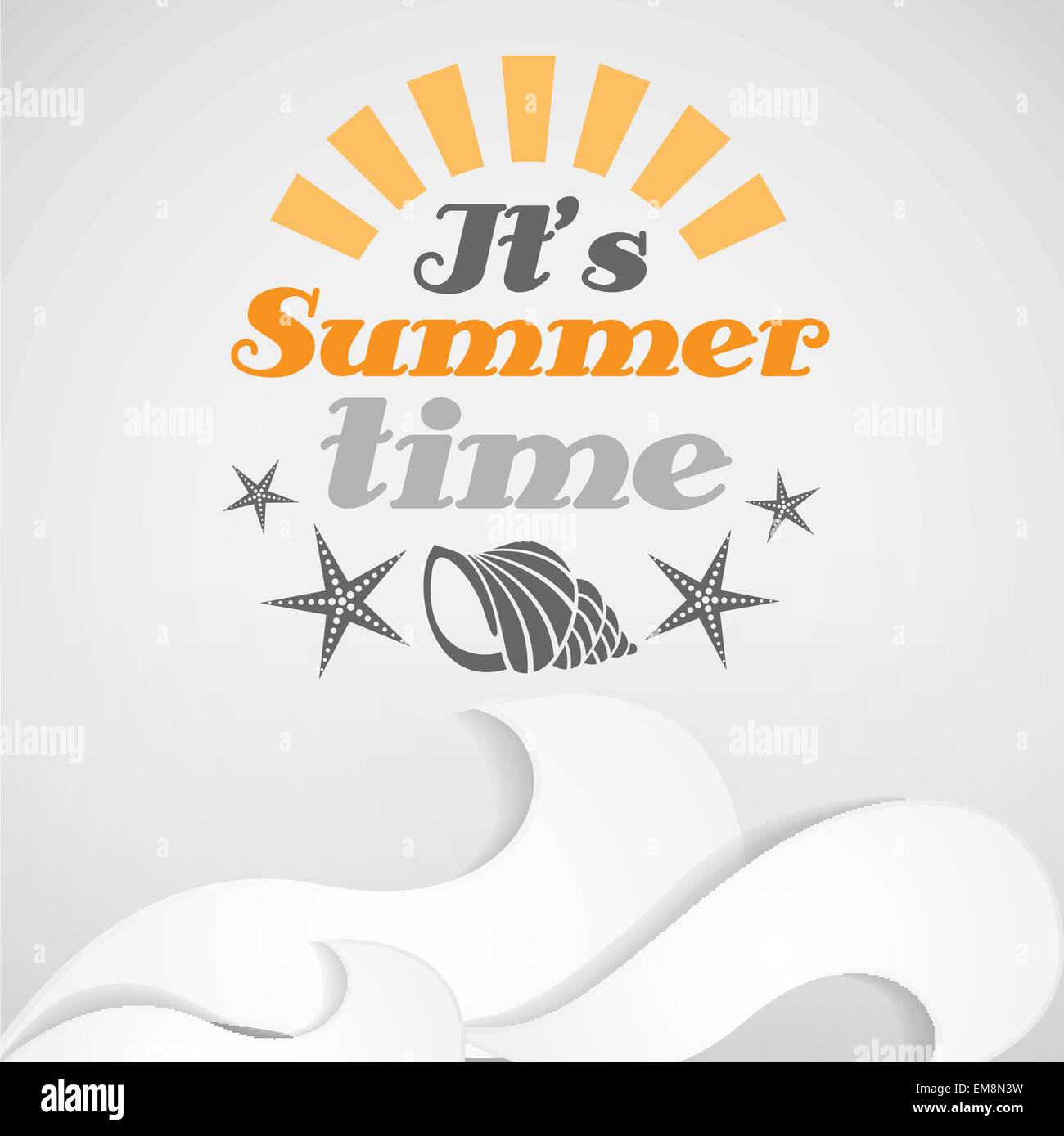 It´┐¢s Summer Time Stock Vector Image & Art - Alamy
