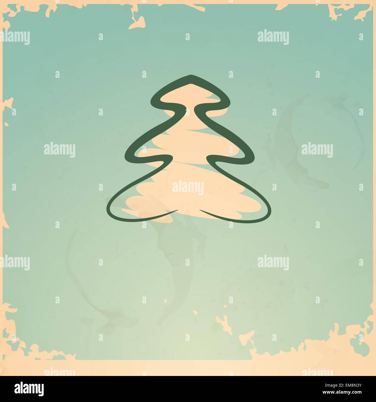 Retro christmas tree hi-res stock photography and images - Alamy