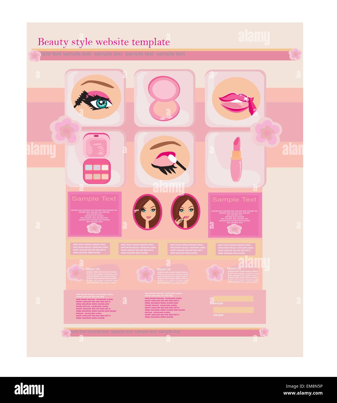 Makeup shop Stock Vector Images - Alamy