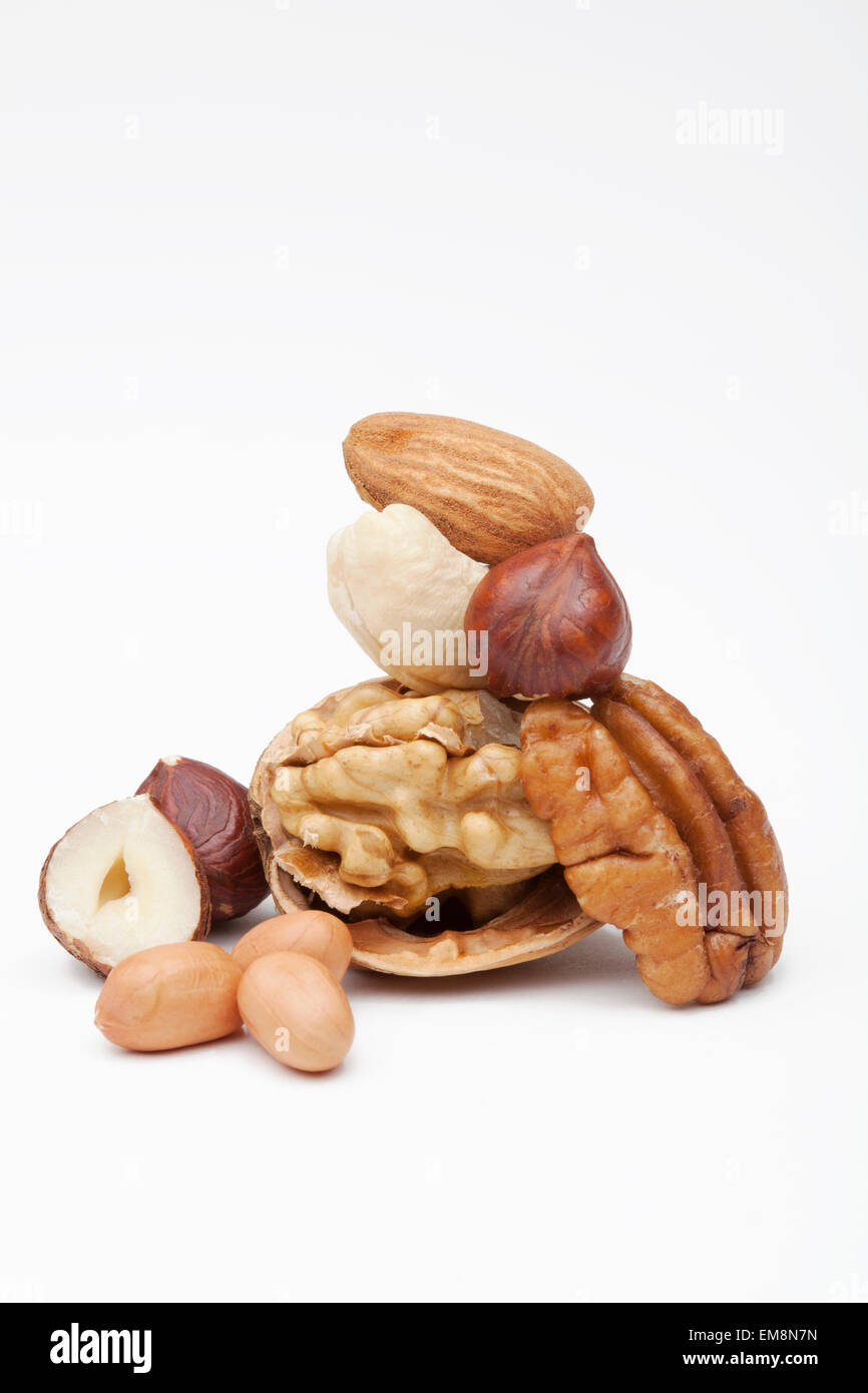 Assortment of nuts Stock Photo - Alamy