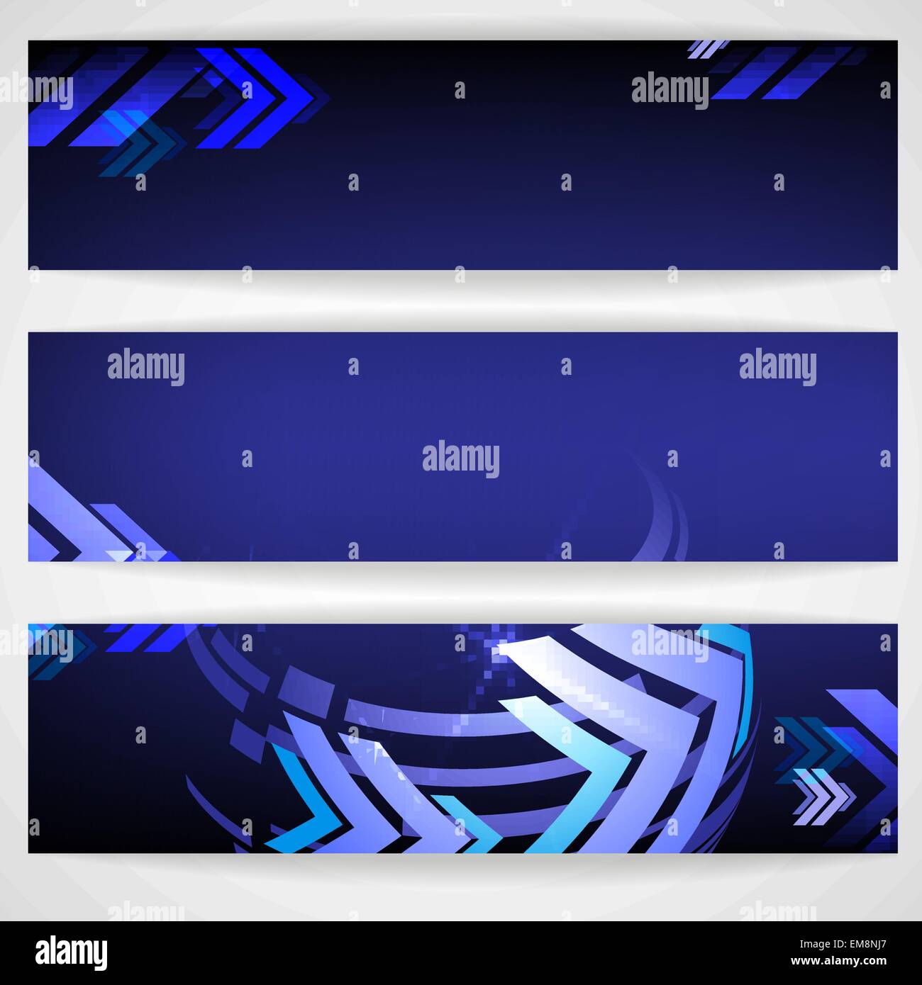 Arrow Blue Background With Place For Your Text Stock Vector Image & Art ...