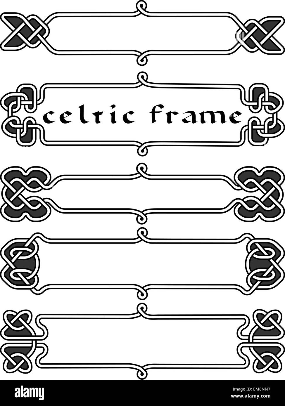 Set celtic frame Stock Vector Image & Art - Alamy