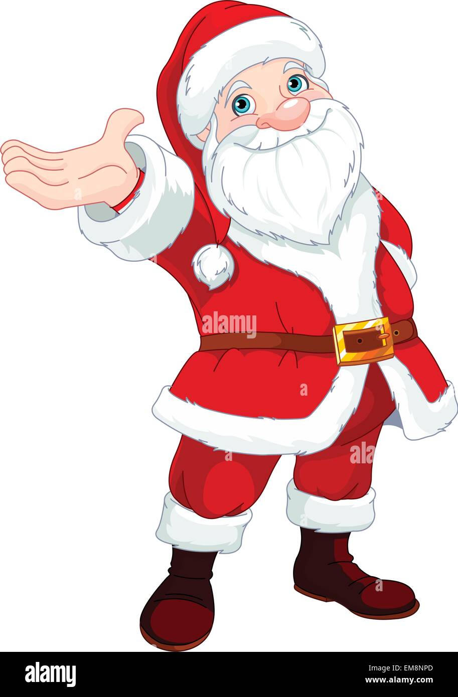Cute santa claus characters Stock Vector Images - Alamy