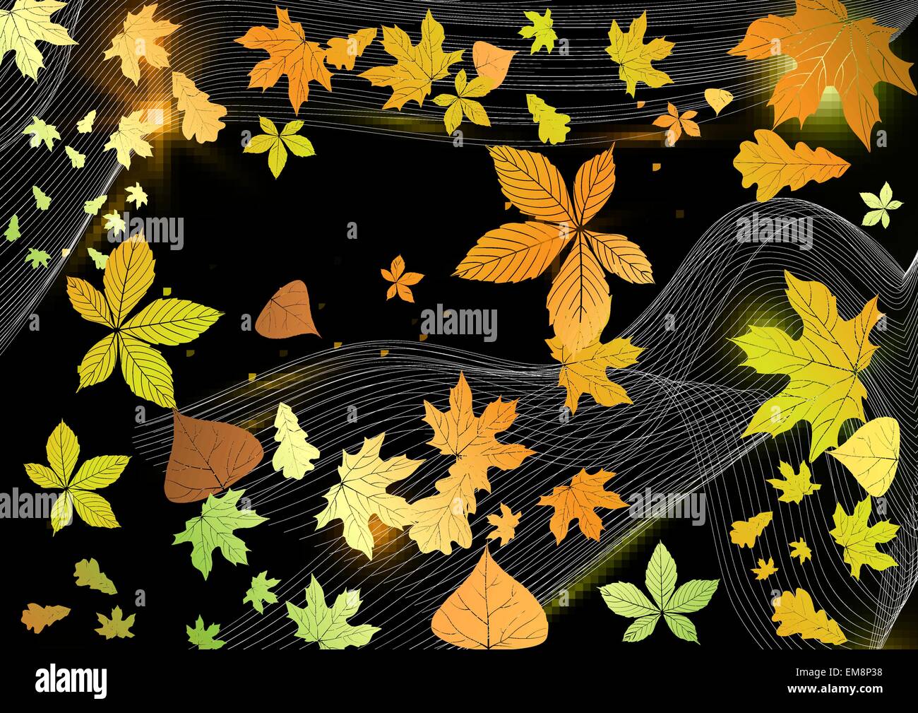 Abstract Autumn Background Stock Vector Image & Art - Alamy