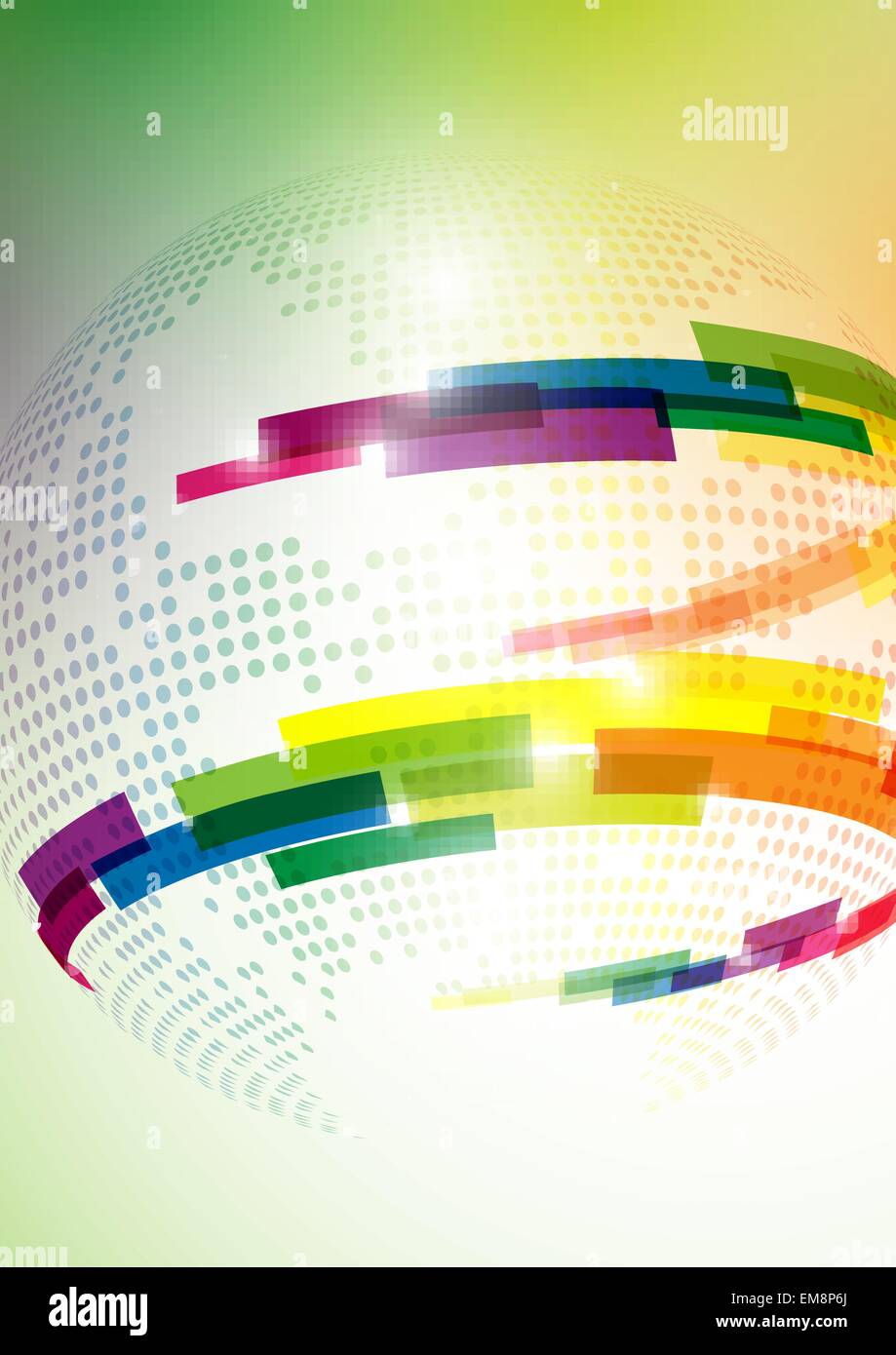 Colorful planet earth abstract background Stock Vector Images - Alamy