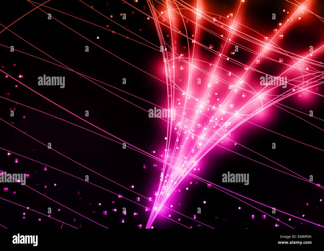 Neon Technology Background Stock Vector Image & Art - Alamy