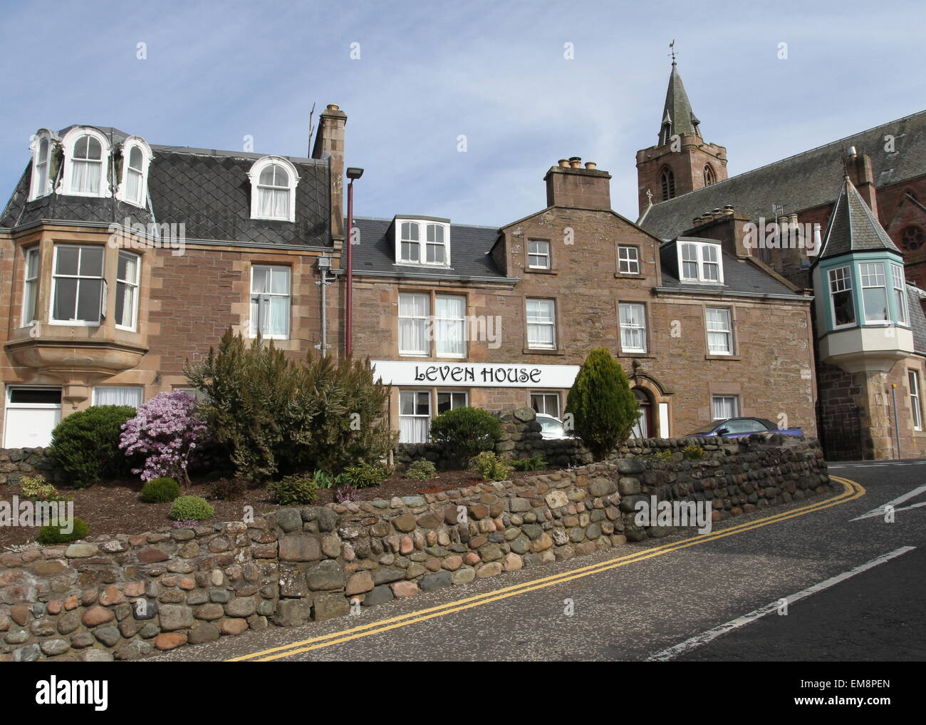 Crieff street scene Scotland April 2015 Stock Photo - Alamy
