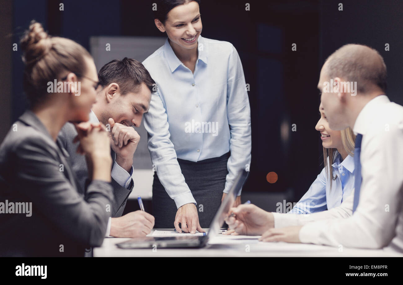 Female boss, meeting hi-res stock photography and images - Alamy