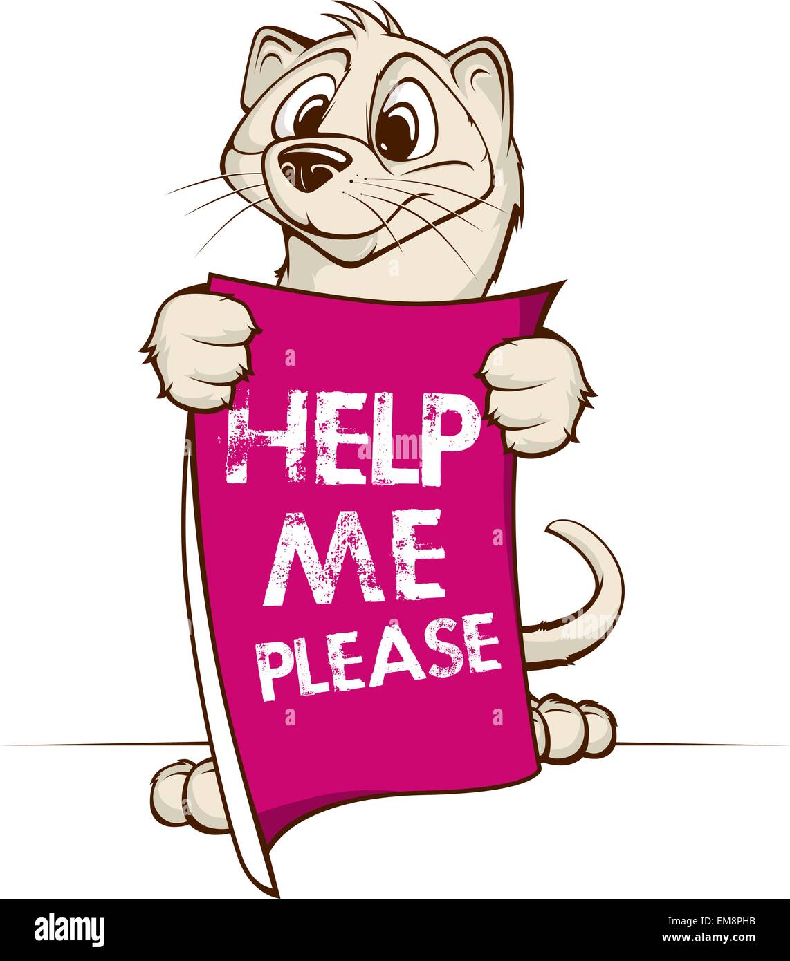 Mink adorable animal Stock Vector Images - Alamy