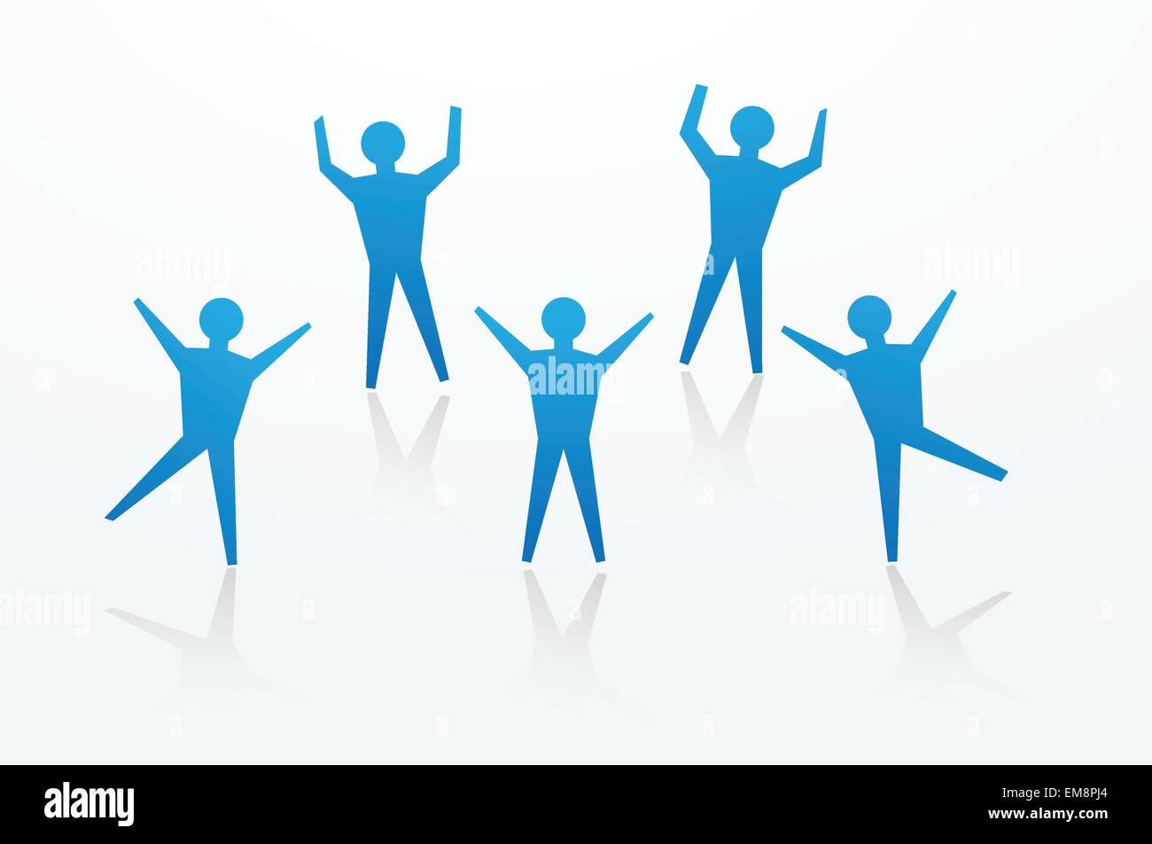 happy cheering concepts Stock Vector Image & Art - Alamy