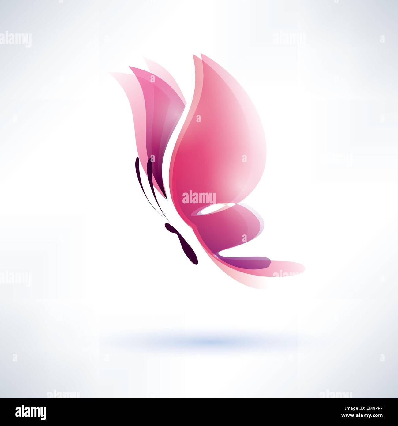 Body art butterfly Stock Vector Images - Alamy