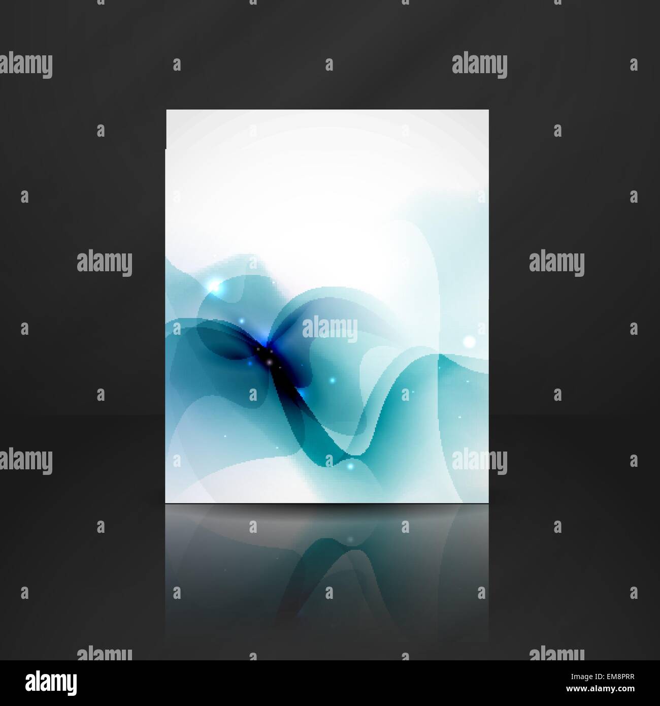 Abstract Background In Blue Color Stock Vector Image & Art - Alamy