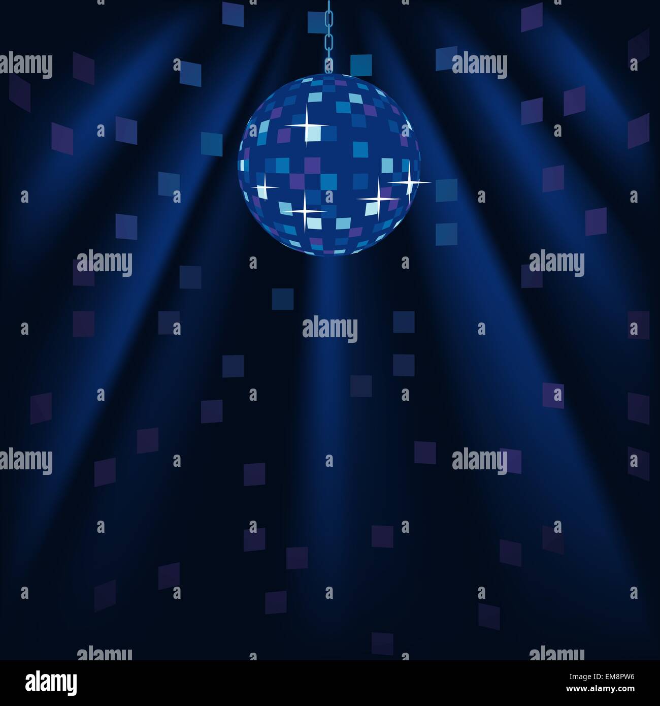 Party lights disco ball Stock Vector Images - Alamy