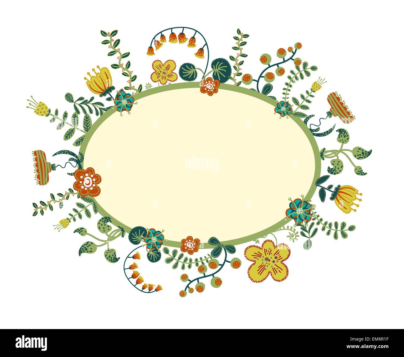 Ornate retro vector Cut Out Stock Images & Pictures - Alamy
