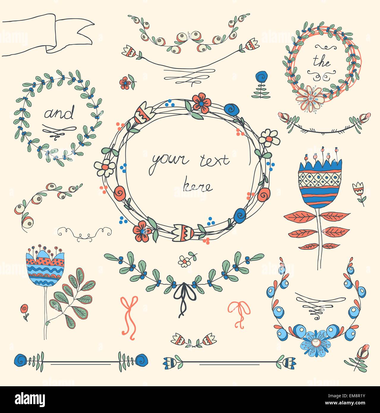 Frames hand drawn Stock Vector Images - Alamy