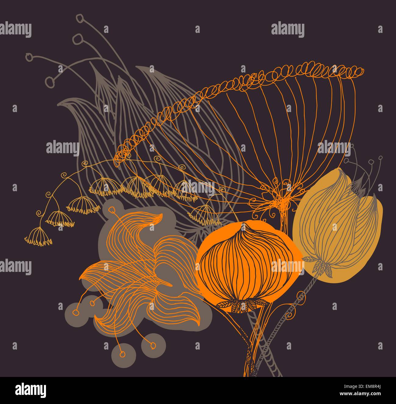 Vector flower background for design Stock Vector Image & Art - Alamy