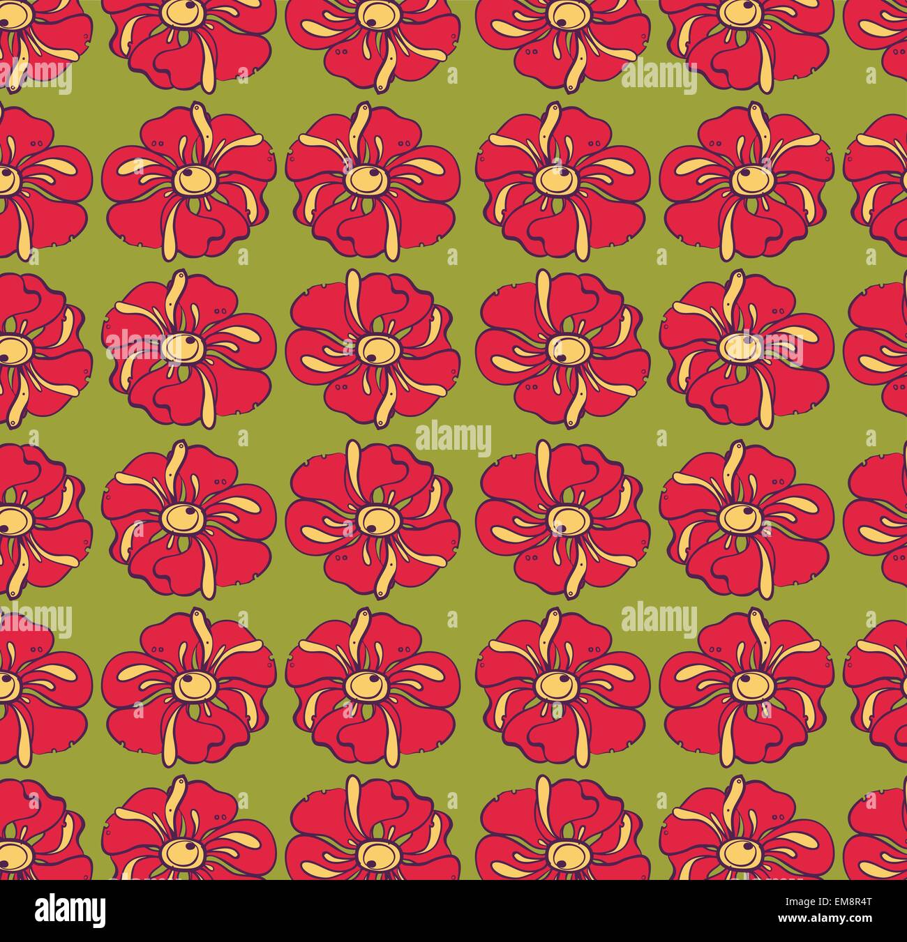 Vector floral background, pattern Stock Vector Image & Art - Alamy