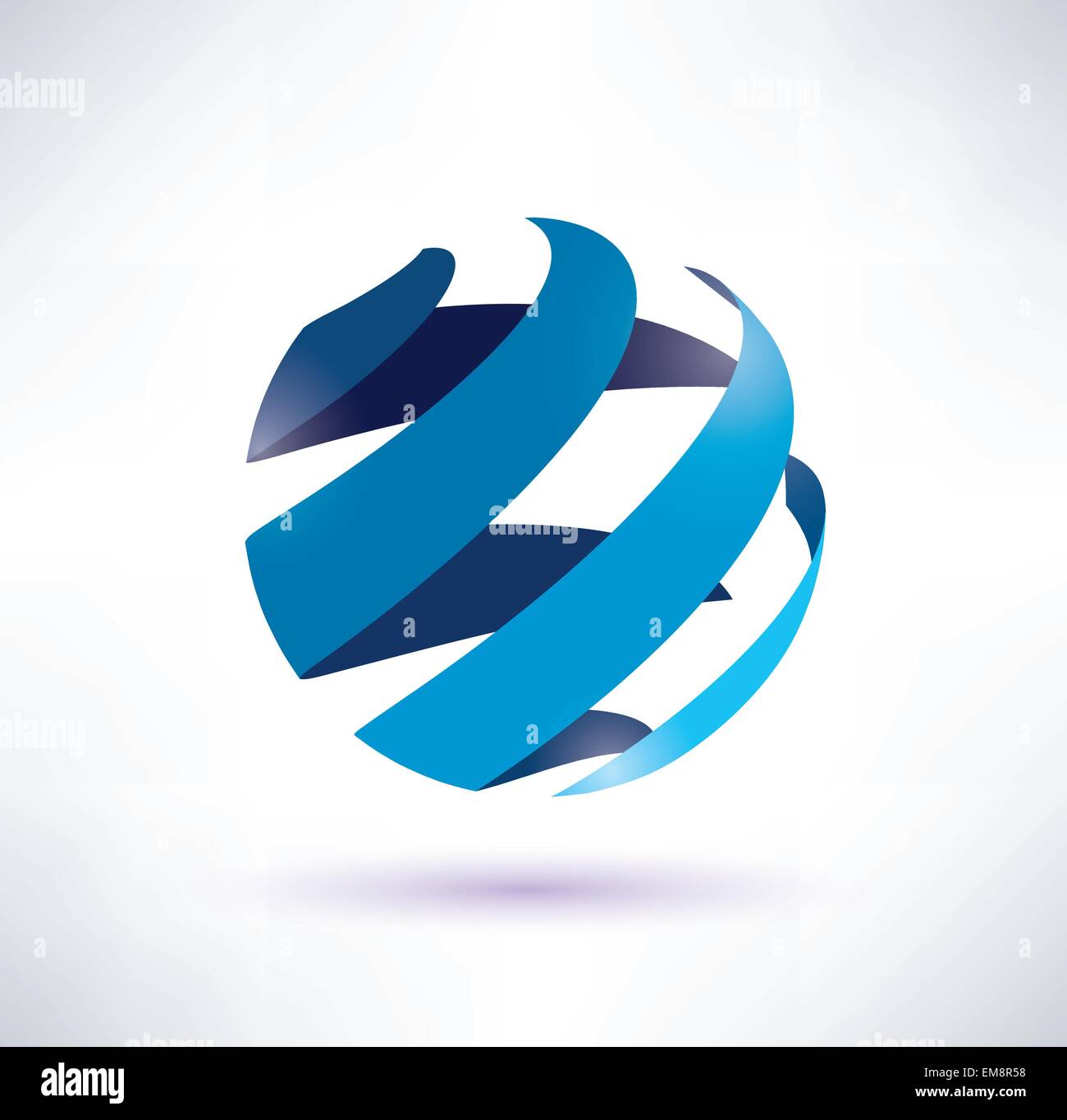 abstract globe symbol, isolated vector icon Stock Vector Image & Art ...