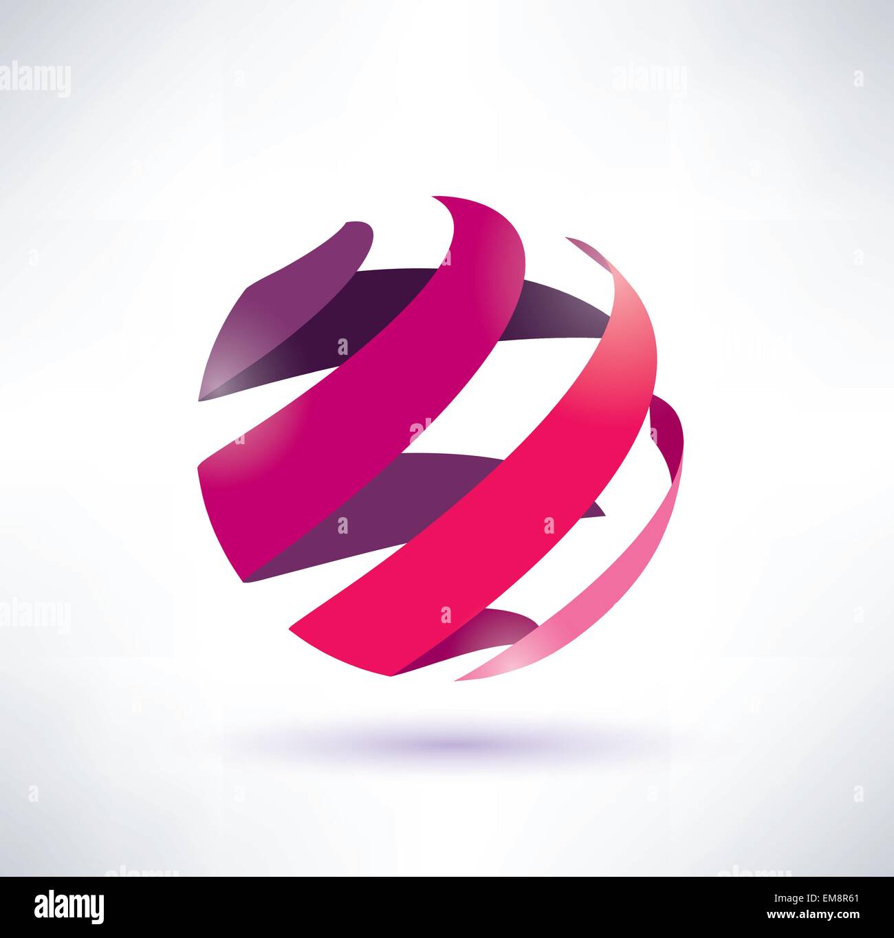 abstract red globe icon, energy concept Stock Vector Image & Art - Alamy