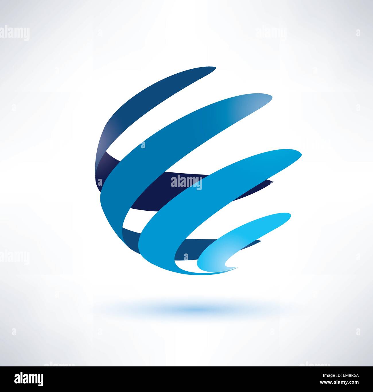 abstract globe symbol, isolated vector icon Stock Vector Image & Art ...