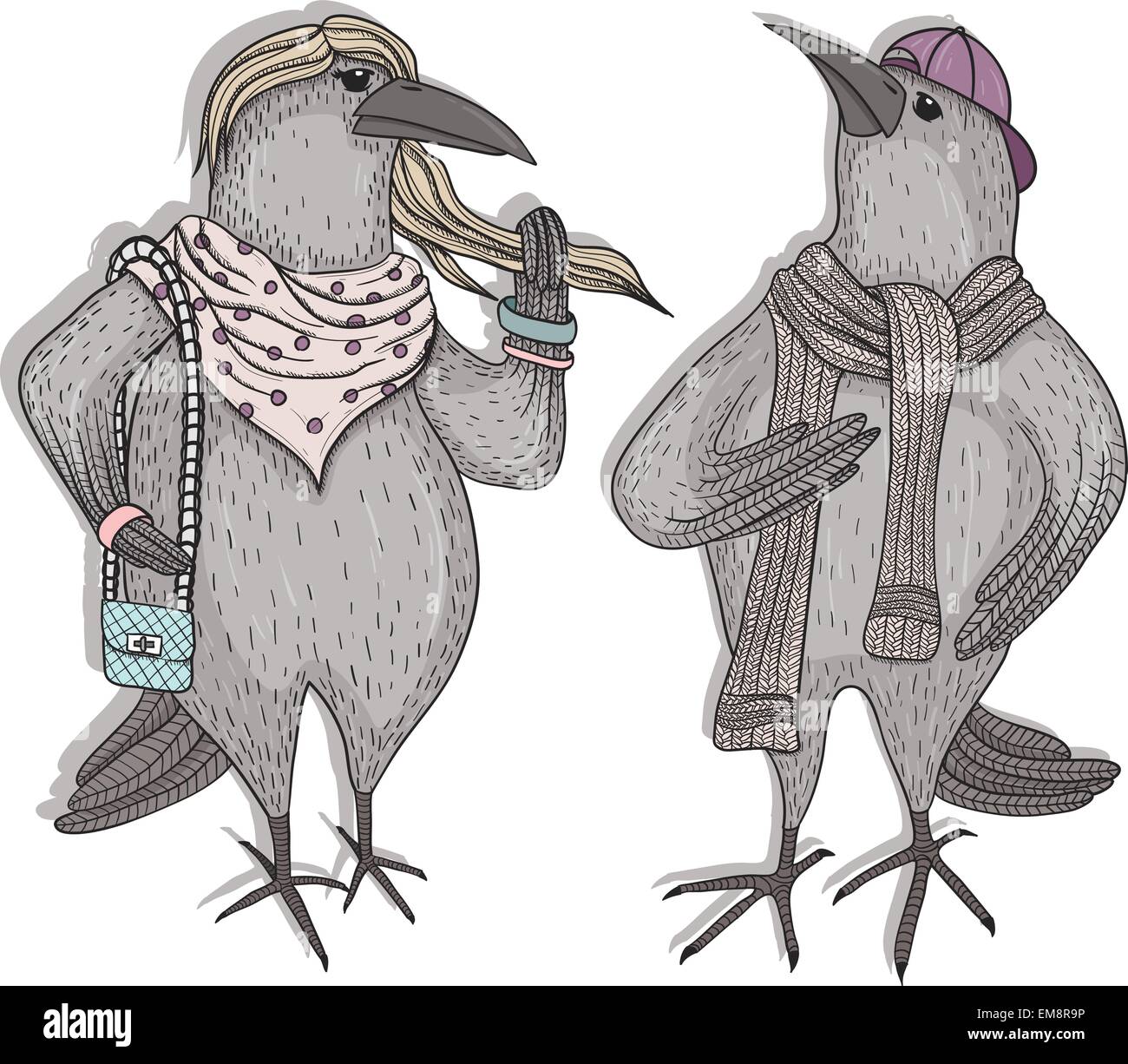 Fashionable cute boy Stock Vector Images - Alamy