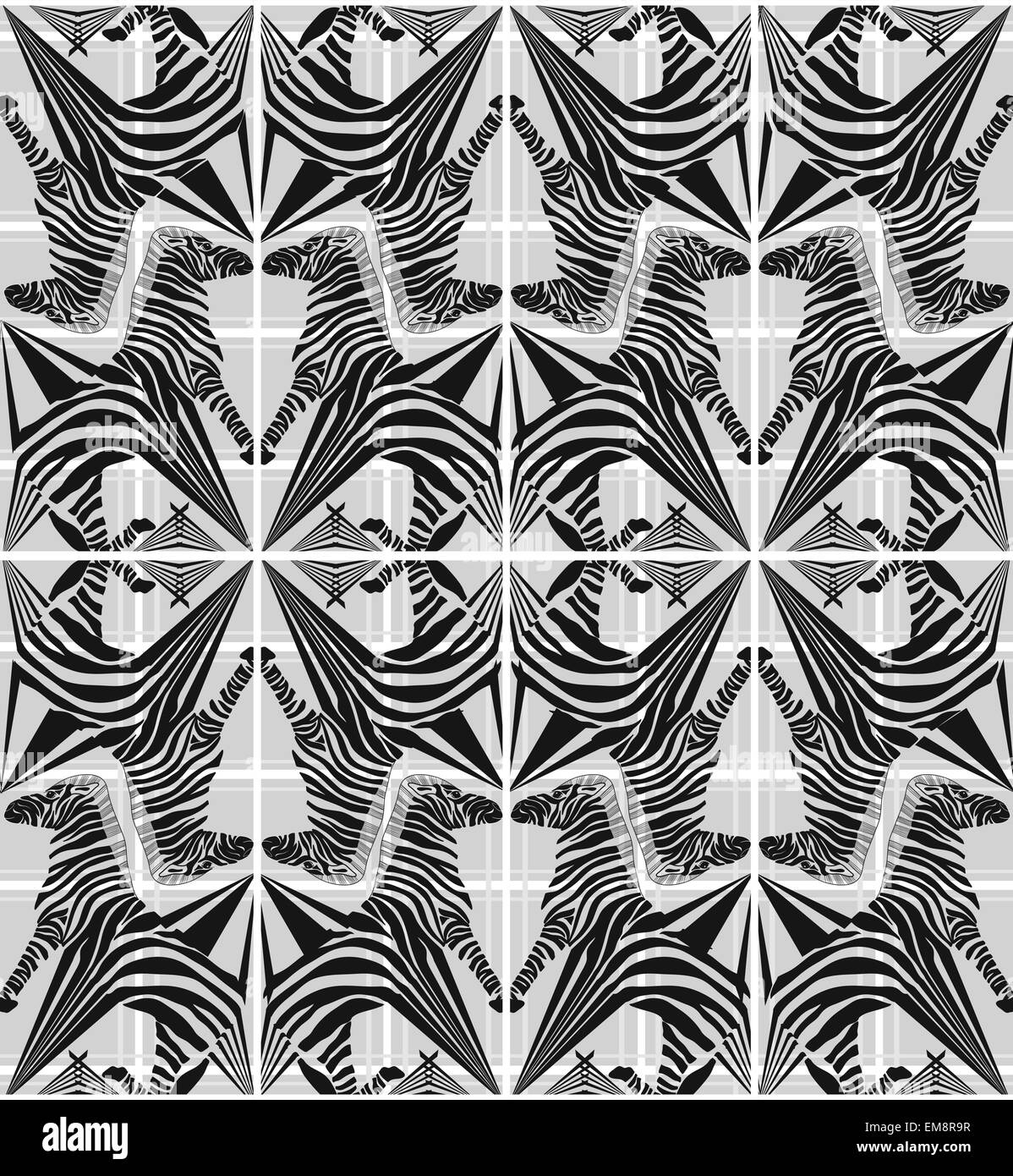 Zebra pattern Stock Vector Images - Alamy