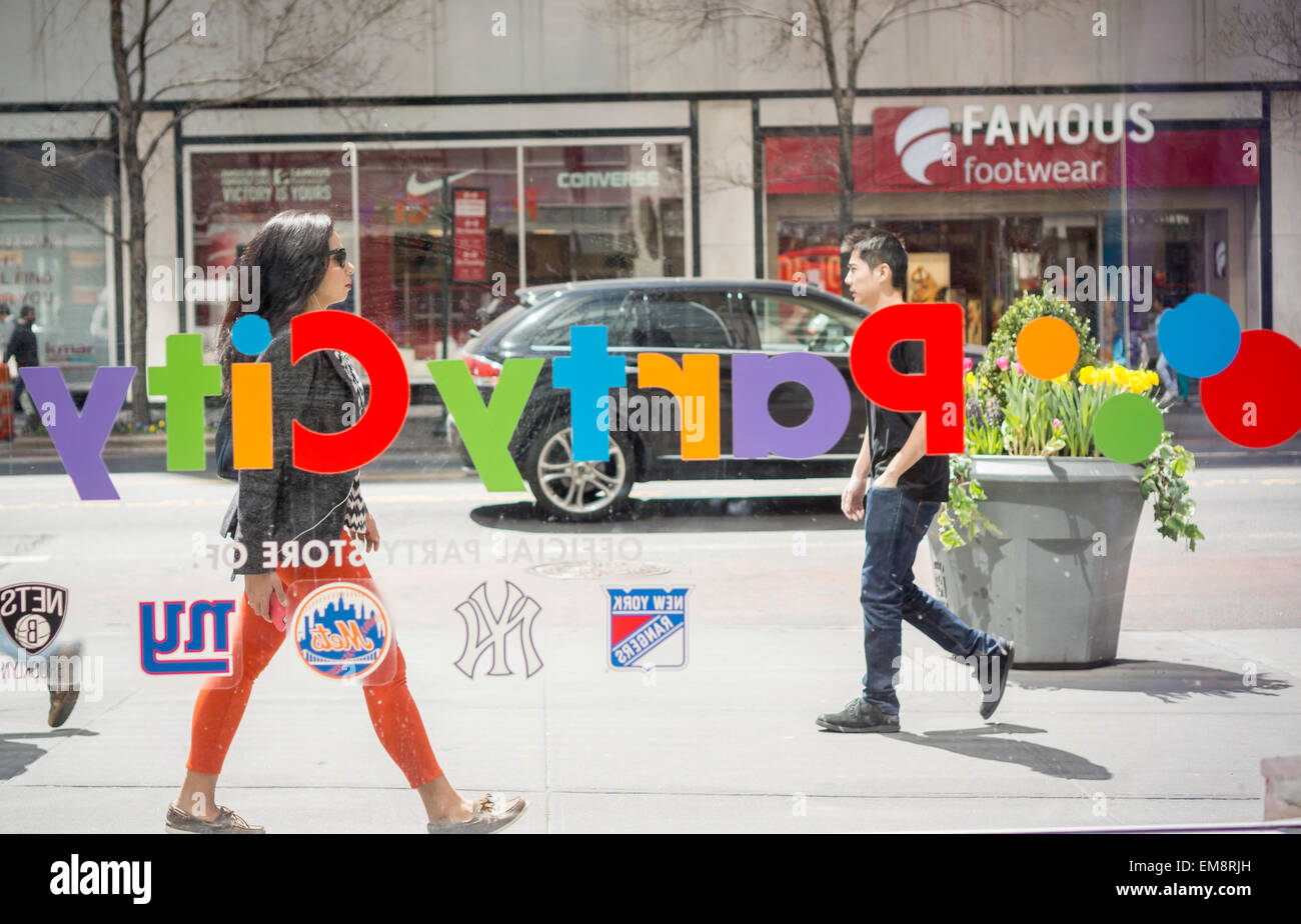 A Party City store in Herald Square in New York during the Party City ...