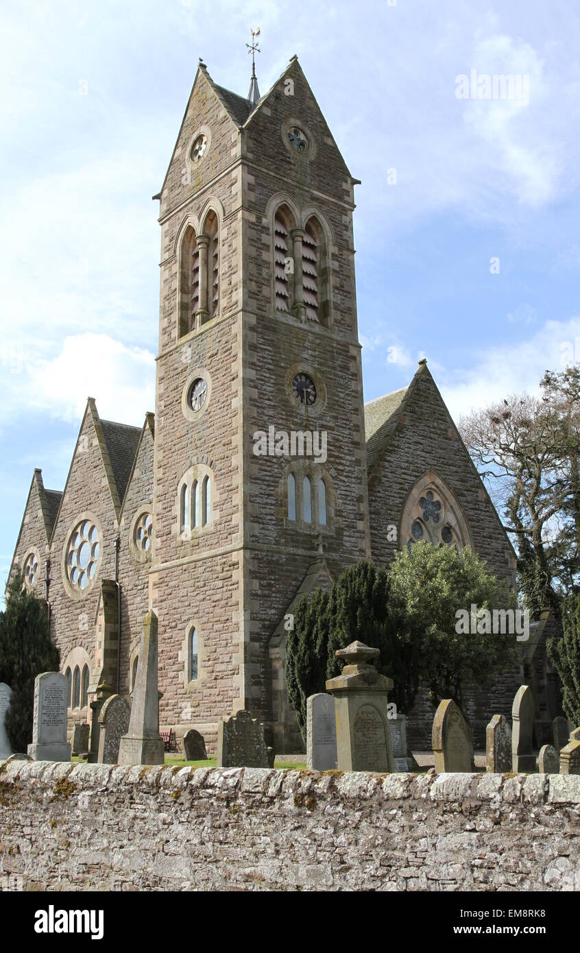 Parish church Newtyle Angus Scotland April 2015 Stock Photo - Alamy