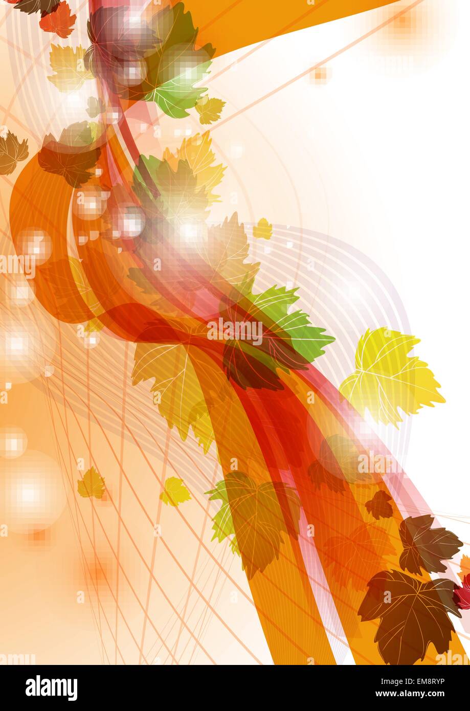 Abstract Autumn Background Stock Vector Image & Art - Alamy
