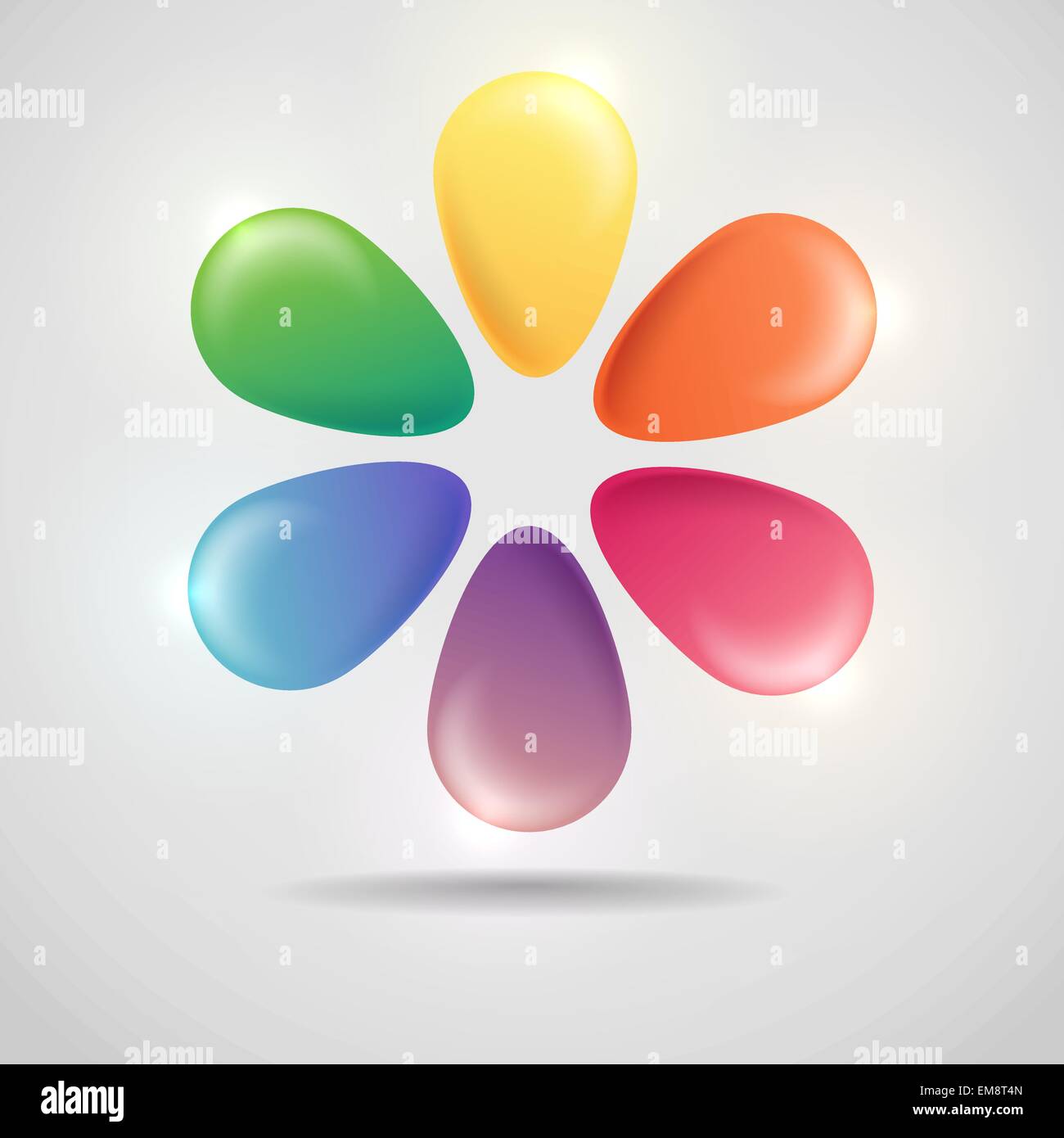 Flower Buttons. Art Background Stock Vector Image & Art - Alamy