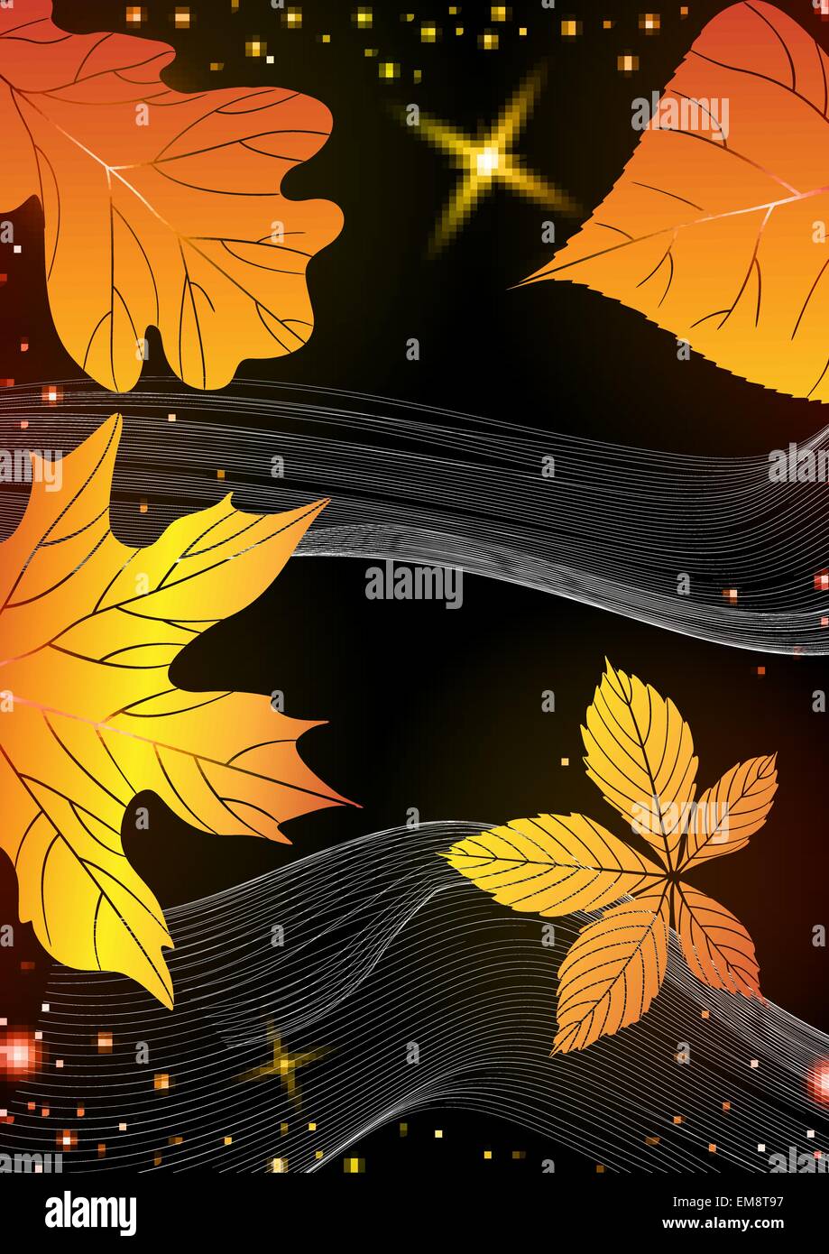 Abstract Autumn Background Stock Vector Image & Art - Alamy