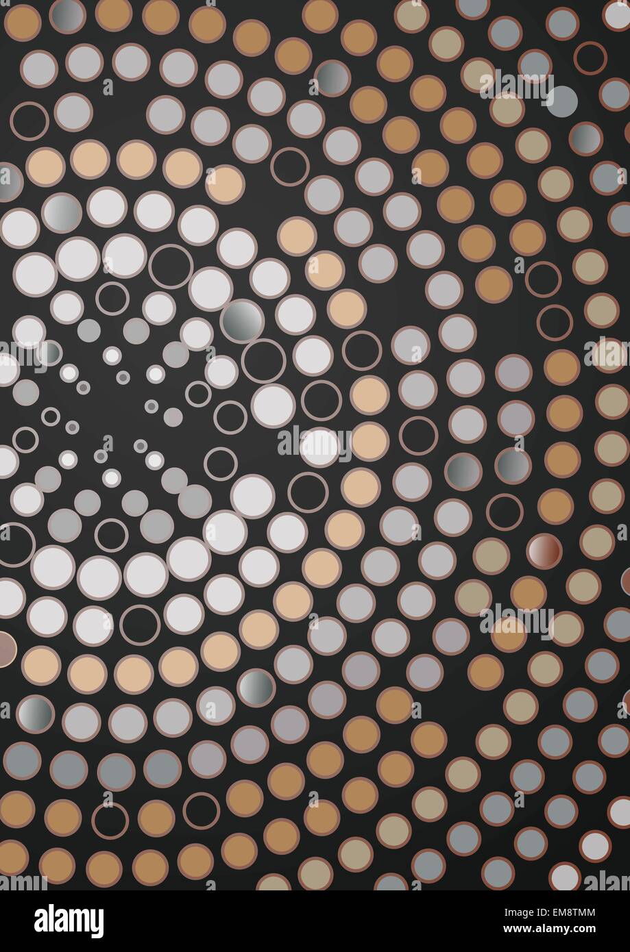 Abstract Dotted Circle Background Stock Vector Image & Art - Alamy