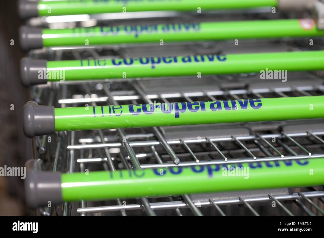 Co operative shopping trolleys hi-res stock photography and images - Alamy