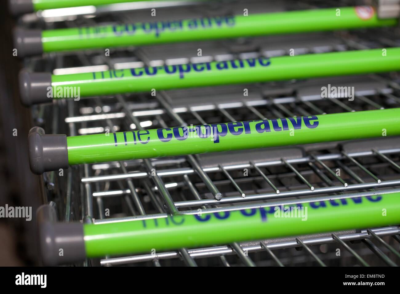 Co operative shopping trolleys hi-res stock photography and images - Alamy