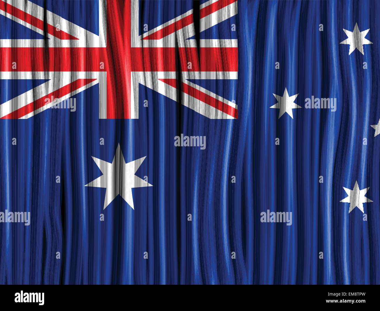 Australia Flag Wave Fabric Texture Background Stock Vector Image & Art ...