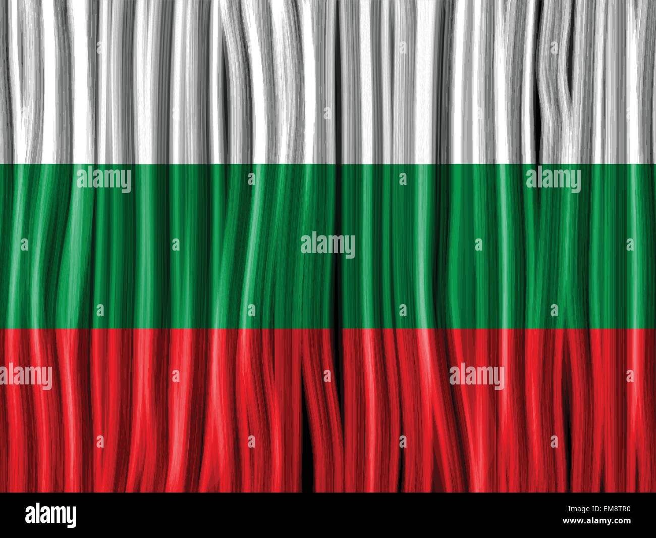 Bulgaria Flag Wave Fabric Texture Background Stock Vector Image & Art ...