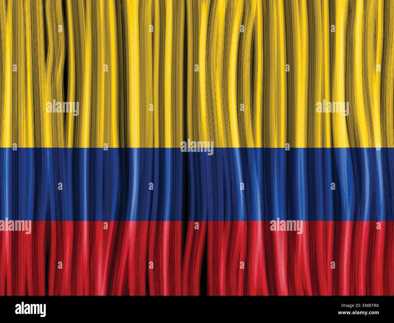 Colombia Flag Wave Fabric Texture Background Stock Vector Image & Art ...